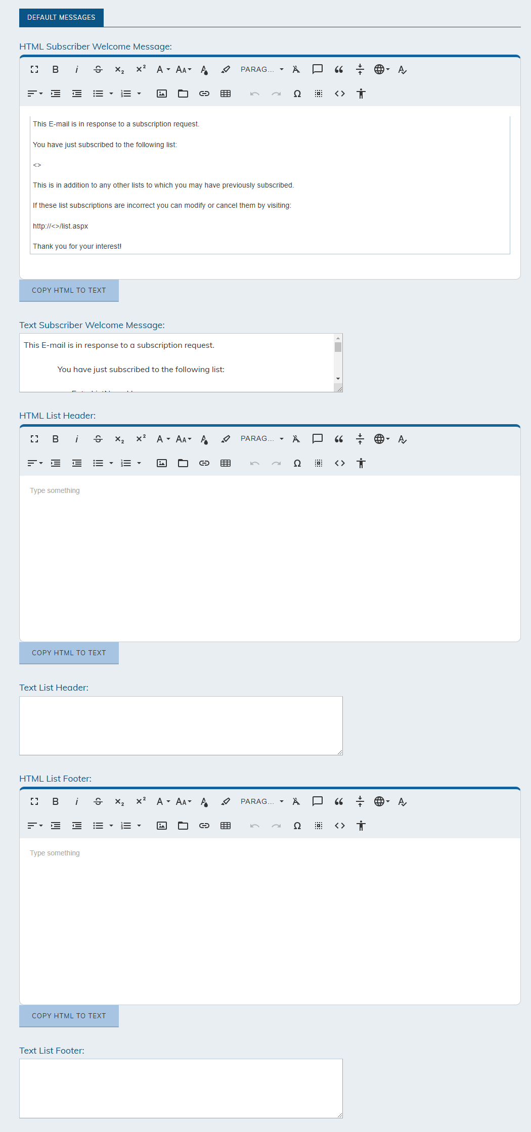 Configure Message Defaults for Jobs – Municipal Websites Central Help ... Configure Message Defaults for Jobs – Municipal Websites Central Help ...